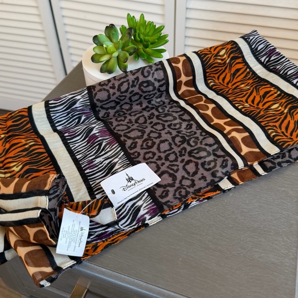 Disney | Accessories | Disney Parks Animal Print Infinity Scarf Zebra ...